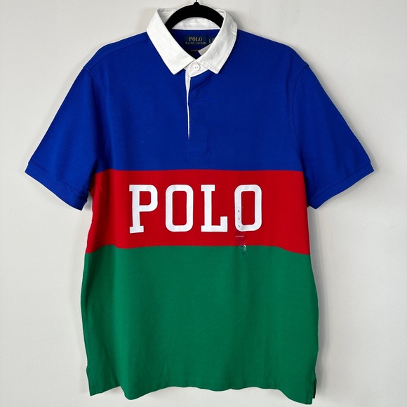 Polo Ralph Lauren | Shirts | Mens Ralph Lauren Colorblock Rugby Polo ...